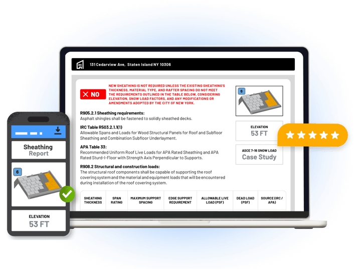 Roof Sheathing Code Requirements Online | OneClick Code