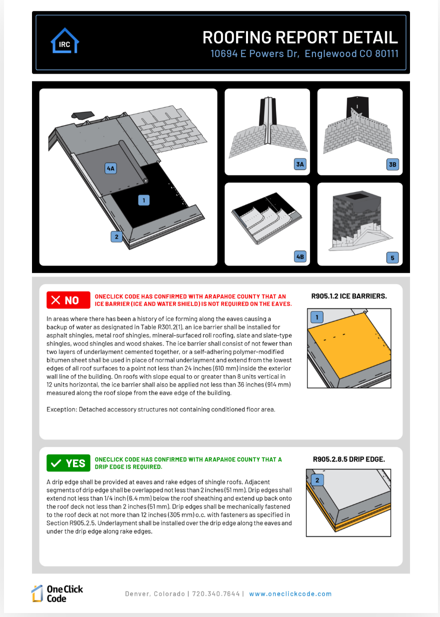 IRC Codes | Residential Roofing Codes Online | OneClick Code